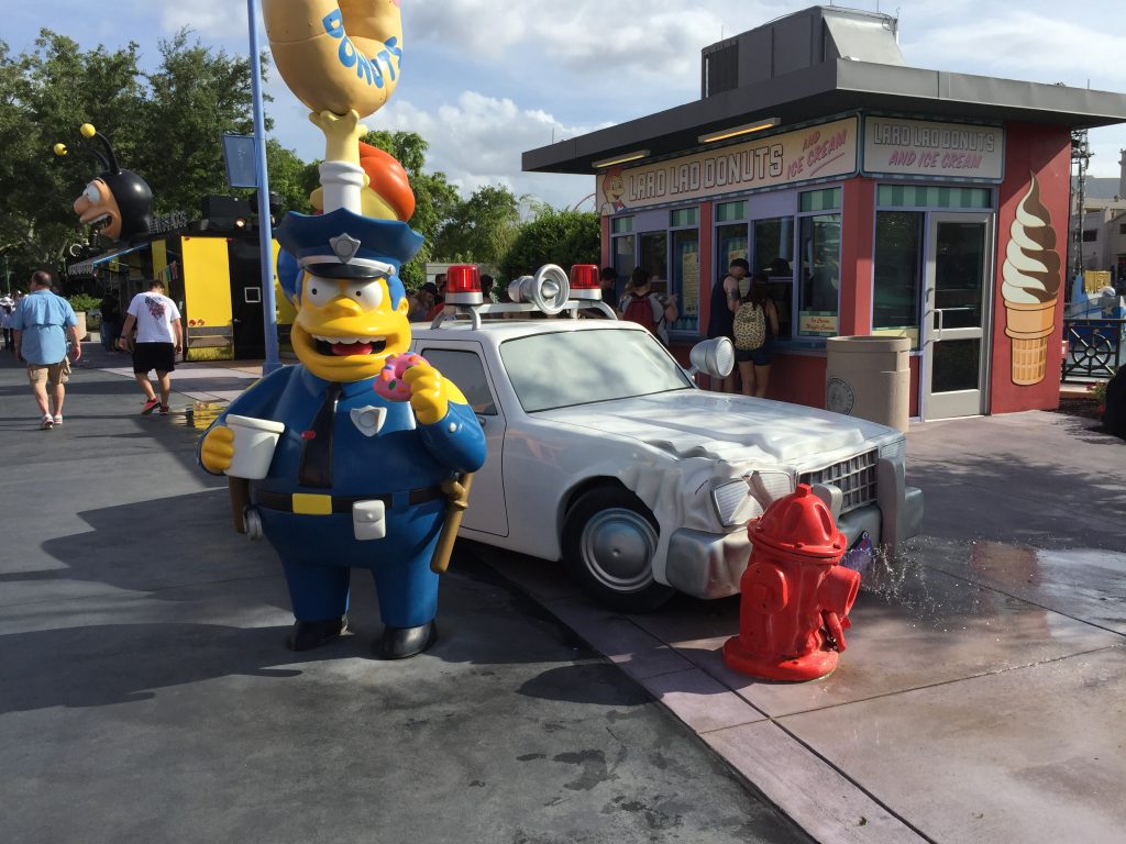 Simpson police and car - The Unofficial Guides