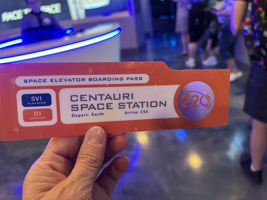 Space Elevator Boarding pass copy - The Unofficial Guides